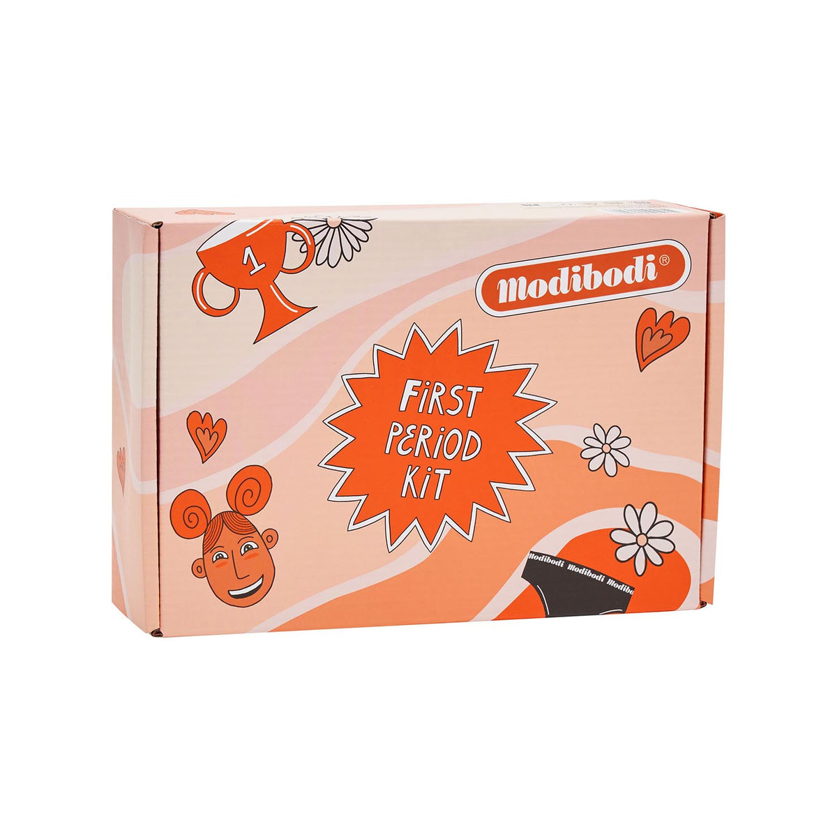 Teen First Period Kit 2 Pack in Black | Modibodi – Modibodi EU